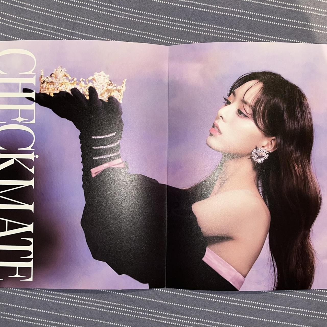 ୨୧ wts ~ itzy yuna checkmate poster 👑 $5 + $1.50 US... - Depop
