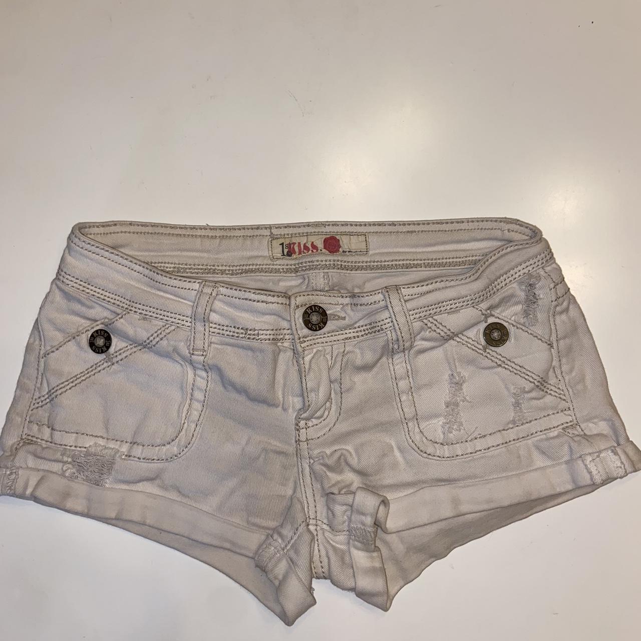 1st kiss vintage low rise shorts - Depop
