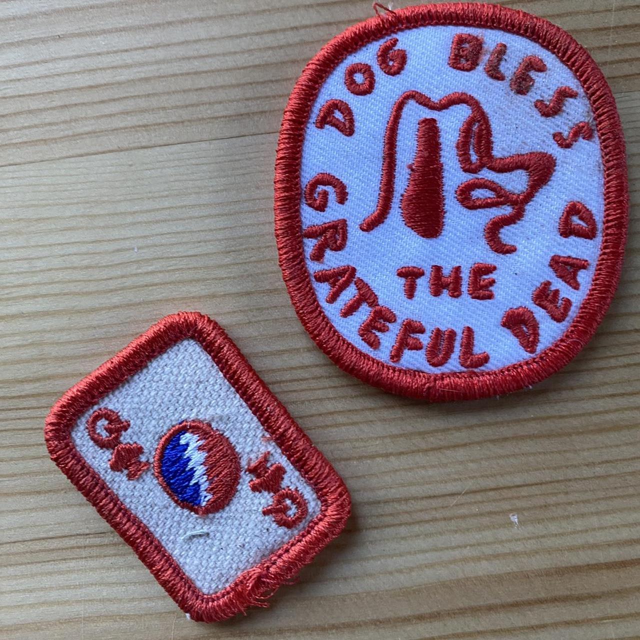 Dog Bless the Grateful Dead patches by Elmer... - Depop