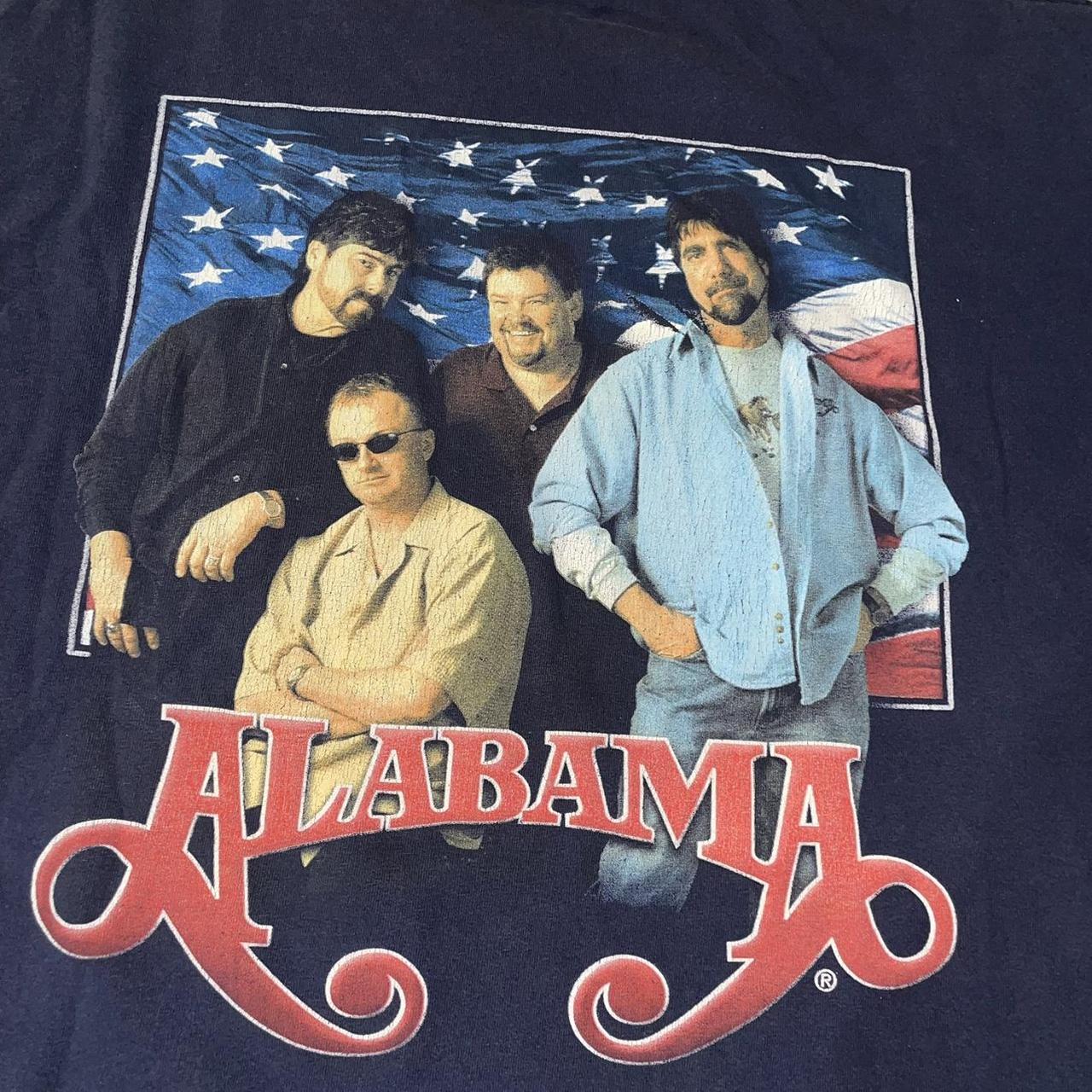 Vintage 90s Alabama tour t shirt. Band t shirt cut... | Depop