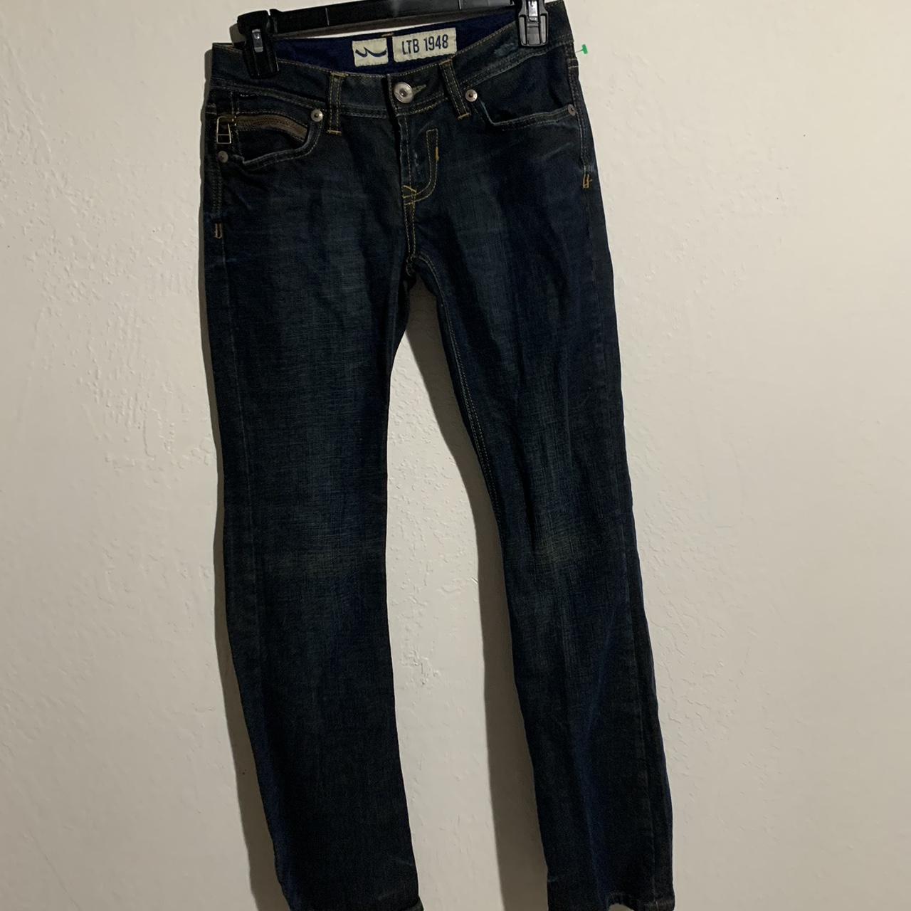 Flare blue jeans 26x32 - Depop