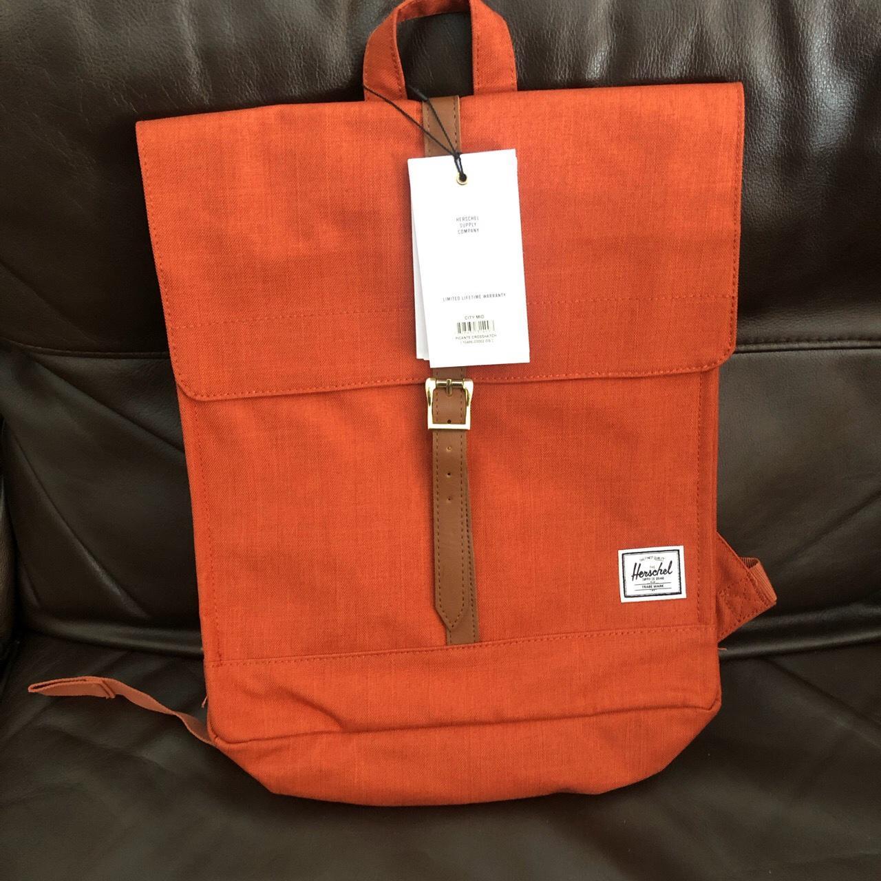 Herschel City Mid backpack. Picante crosshatch. New... - Depop