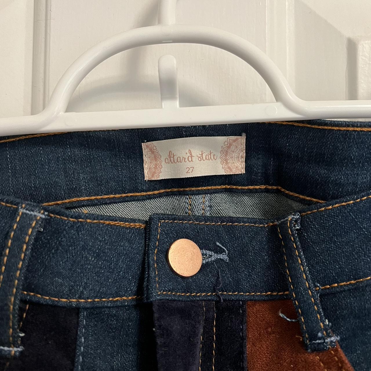 alterd state bootcut flare jeans super stretchy... - Depop