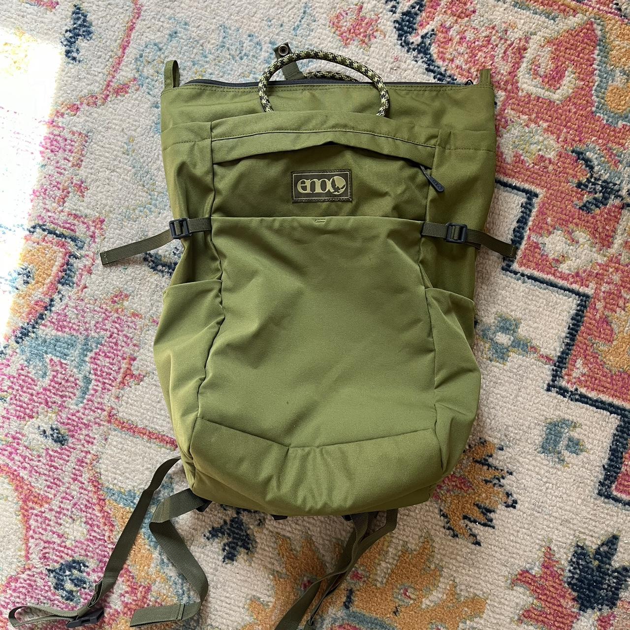 Brand new never worn ENO olive green backpack! Great... - Depop