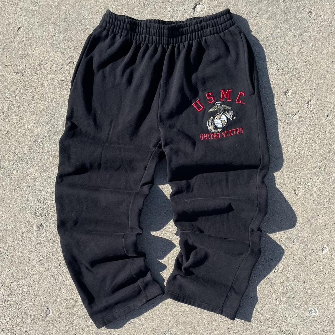 USMC MILITARY Double Lined Sweatpants #sweats - Depop