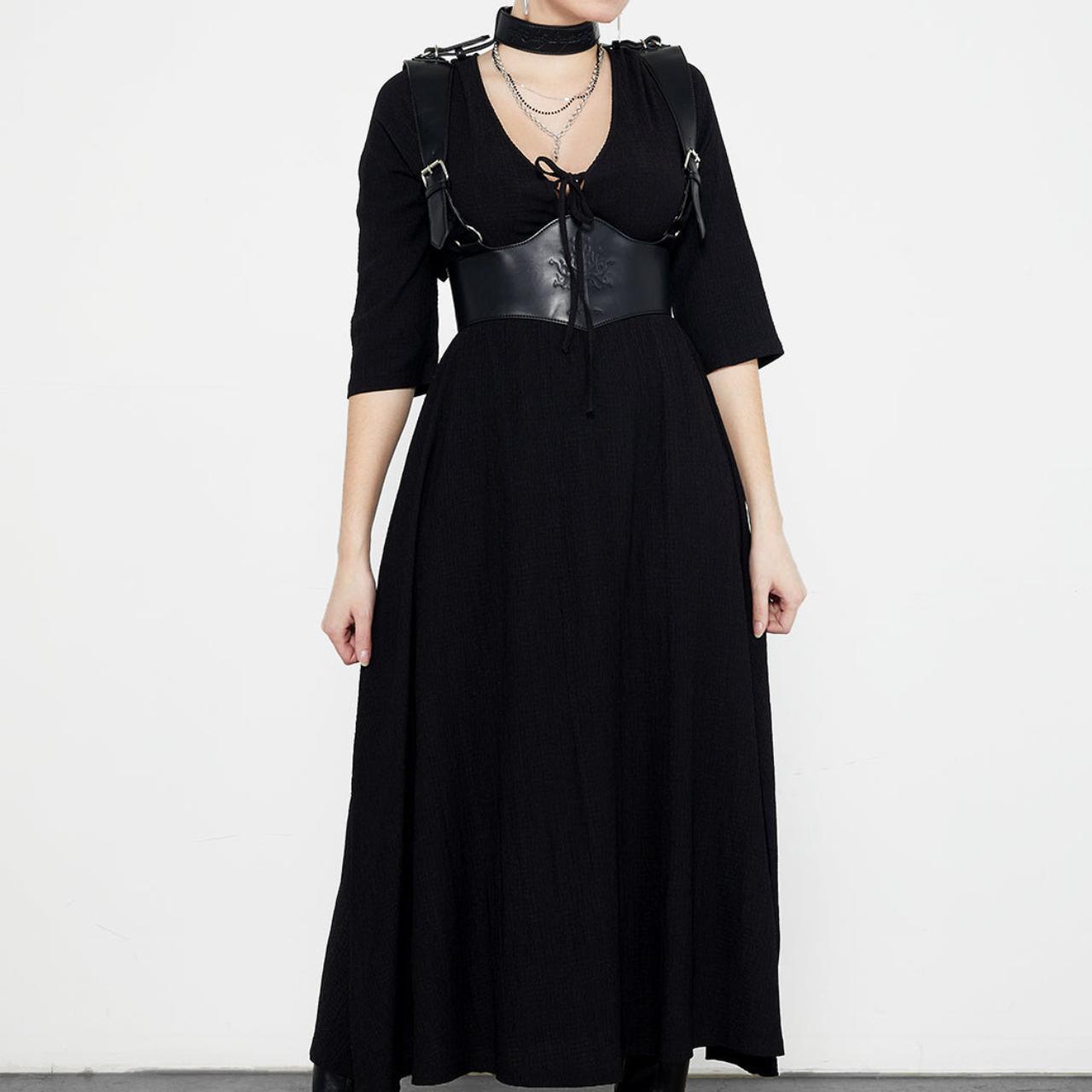 Disturbia Kasdeya Lace Up Midaxi Dress (US 4)... | Depop