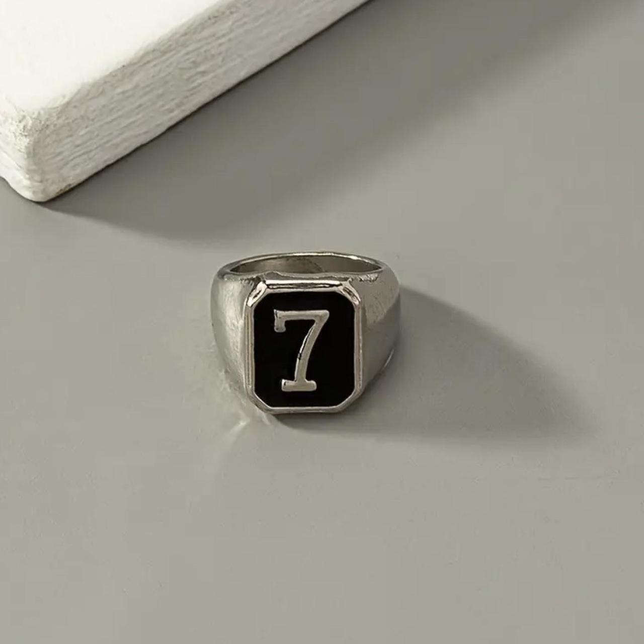 Number 7 Ring #y2k #Retro #Ring #opium #punk - Depop