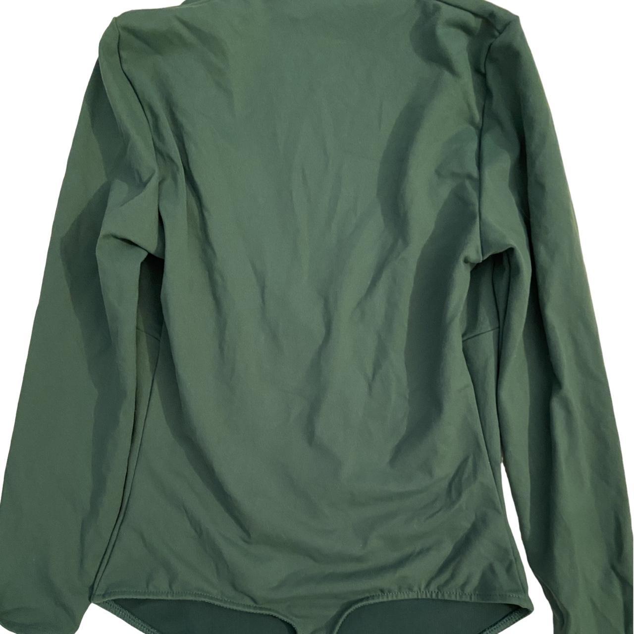 Free People Women's Green Bodysuit | Depop