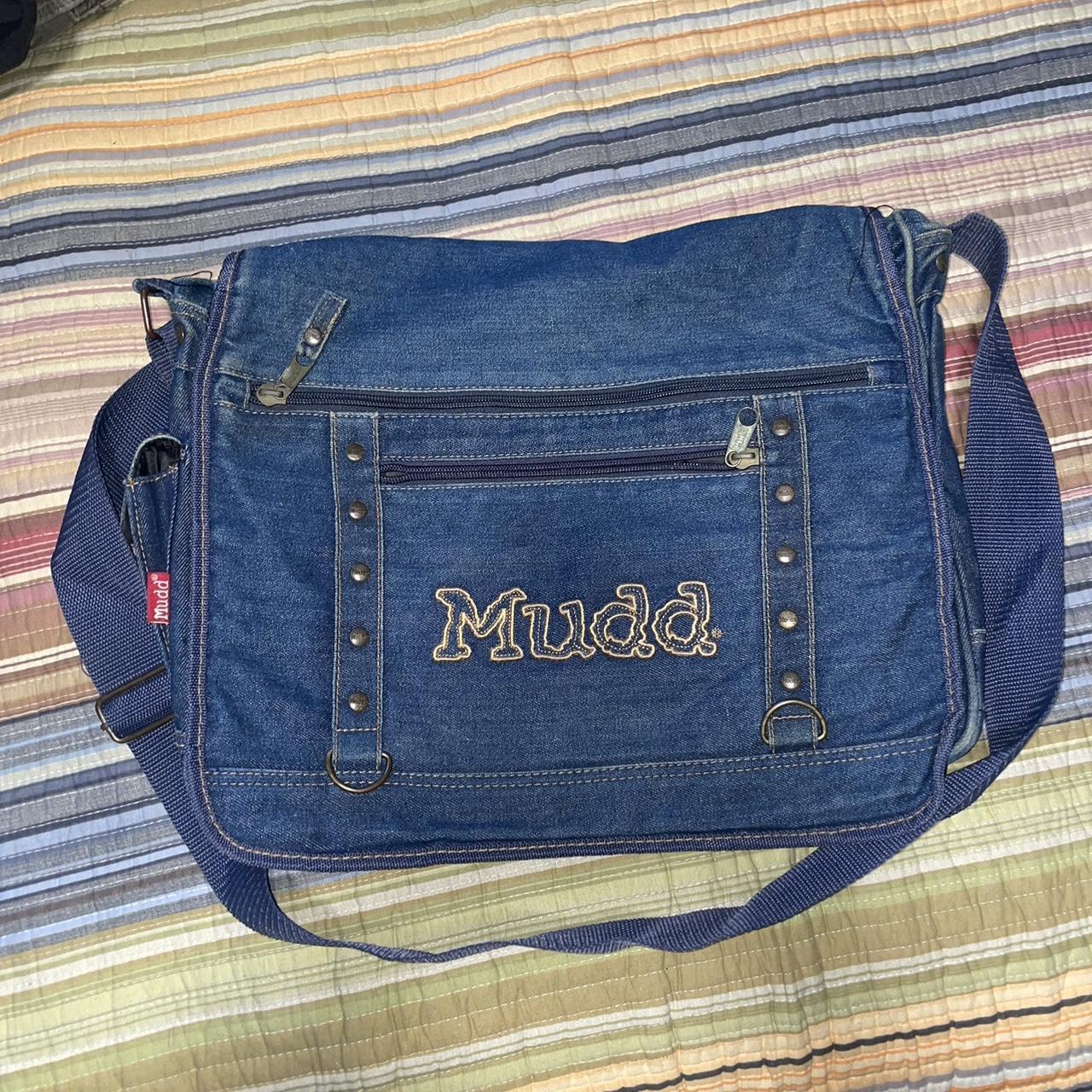 Vintage y2k style Mudd style messenger bag in... - Depop