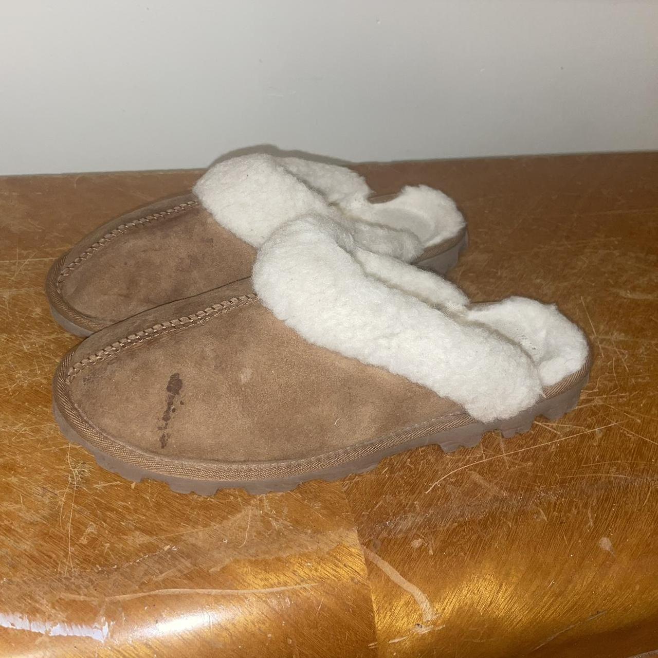Well Worn Slippers rubber bottoms so can go outside... - Depop