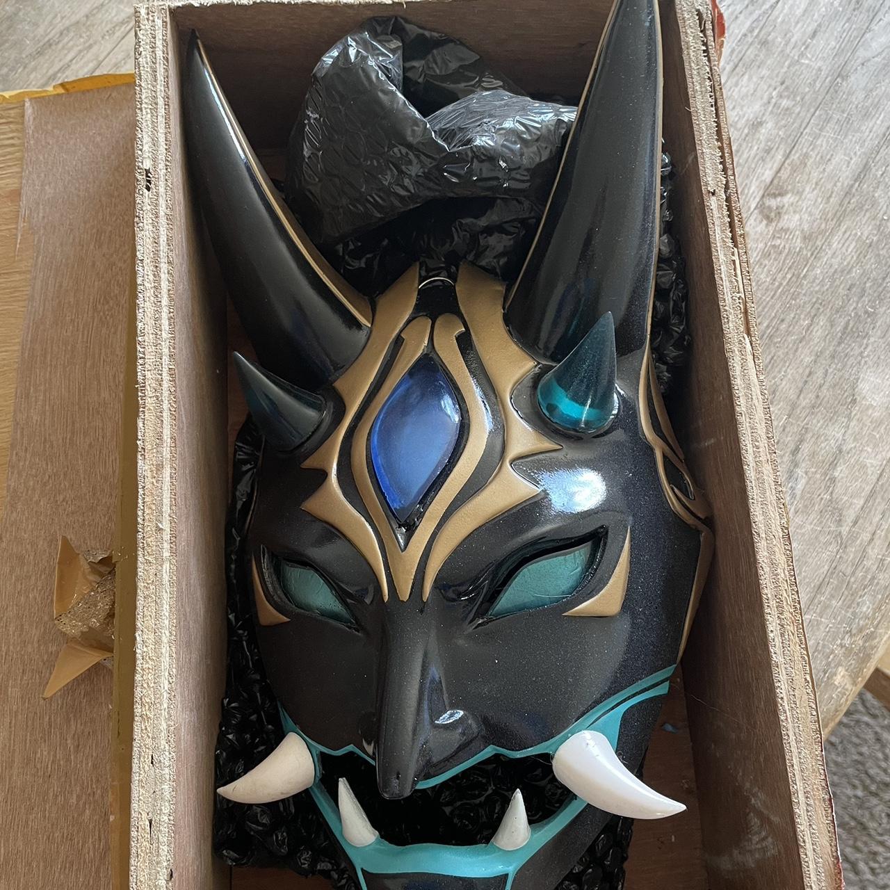 xiao mask that can light up, from... - Depop