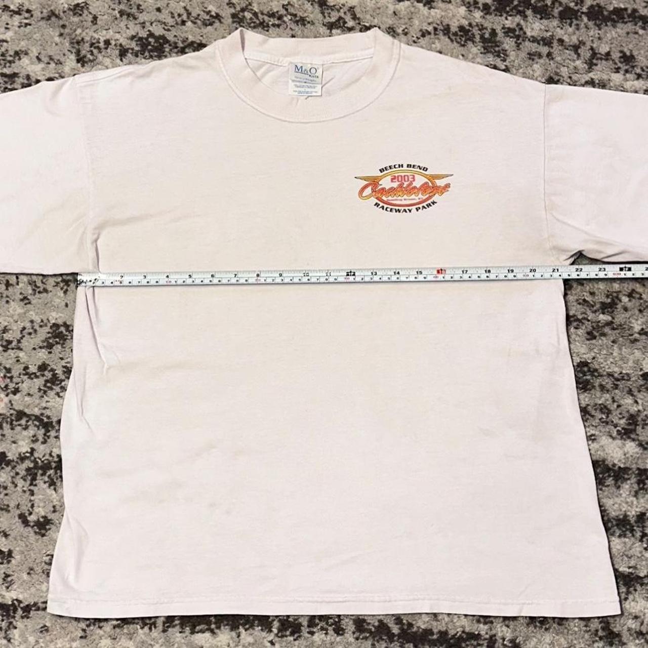 Hot Rod T Shirt Large Pink Drag Racing Retro Drag... - Depop