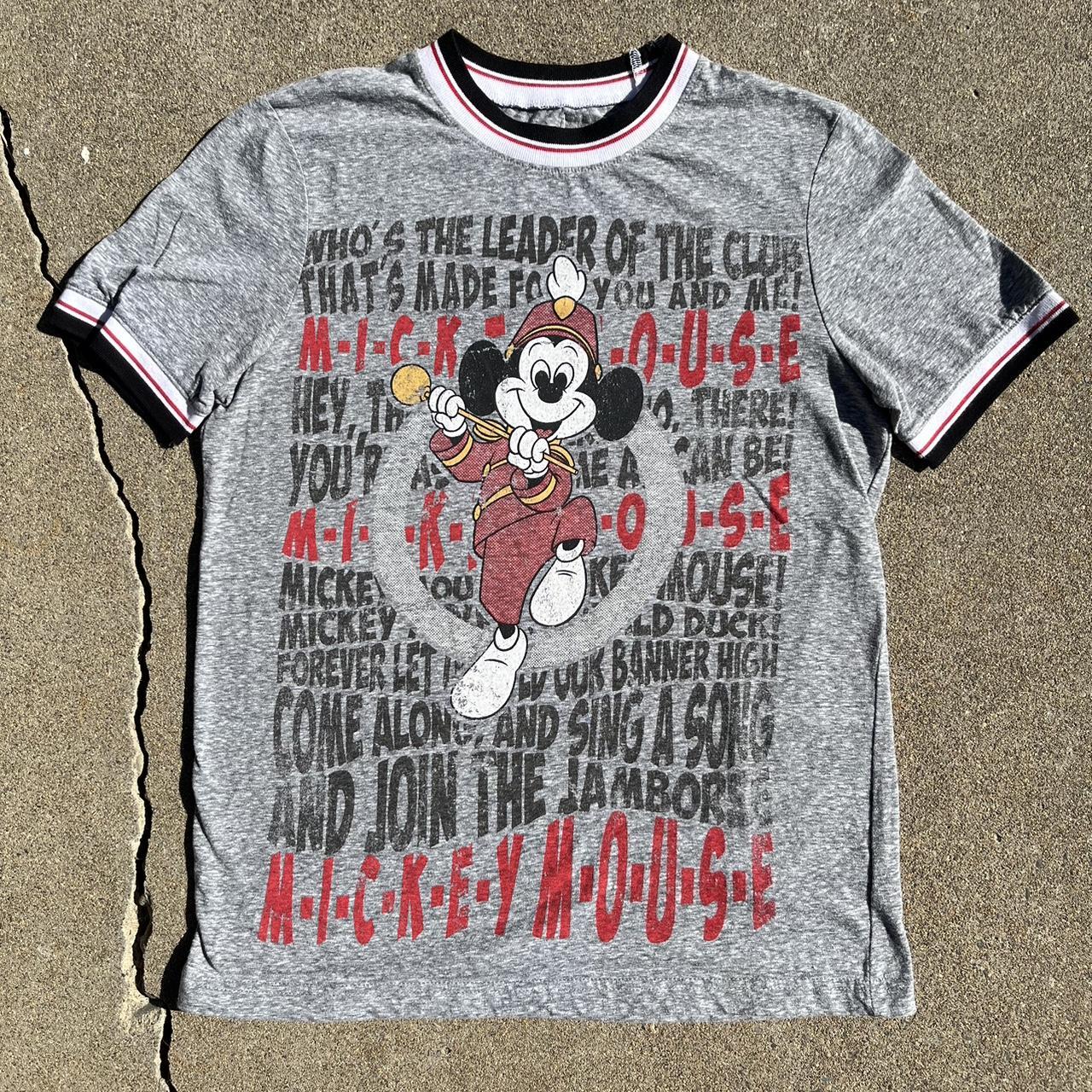 Mickey Mouse Ringer T - Depop