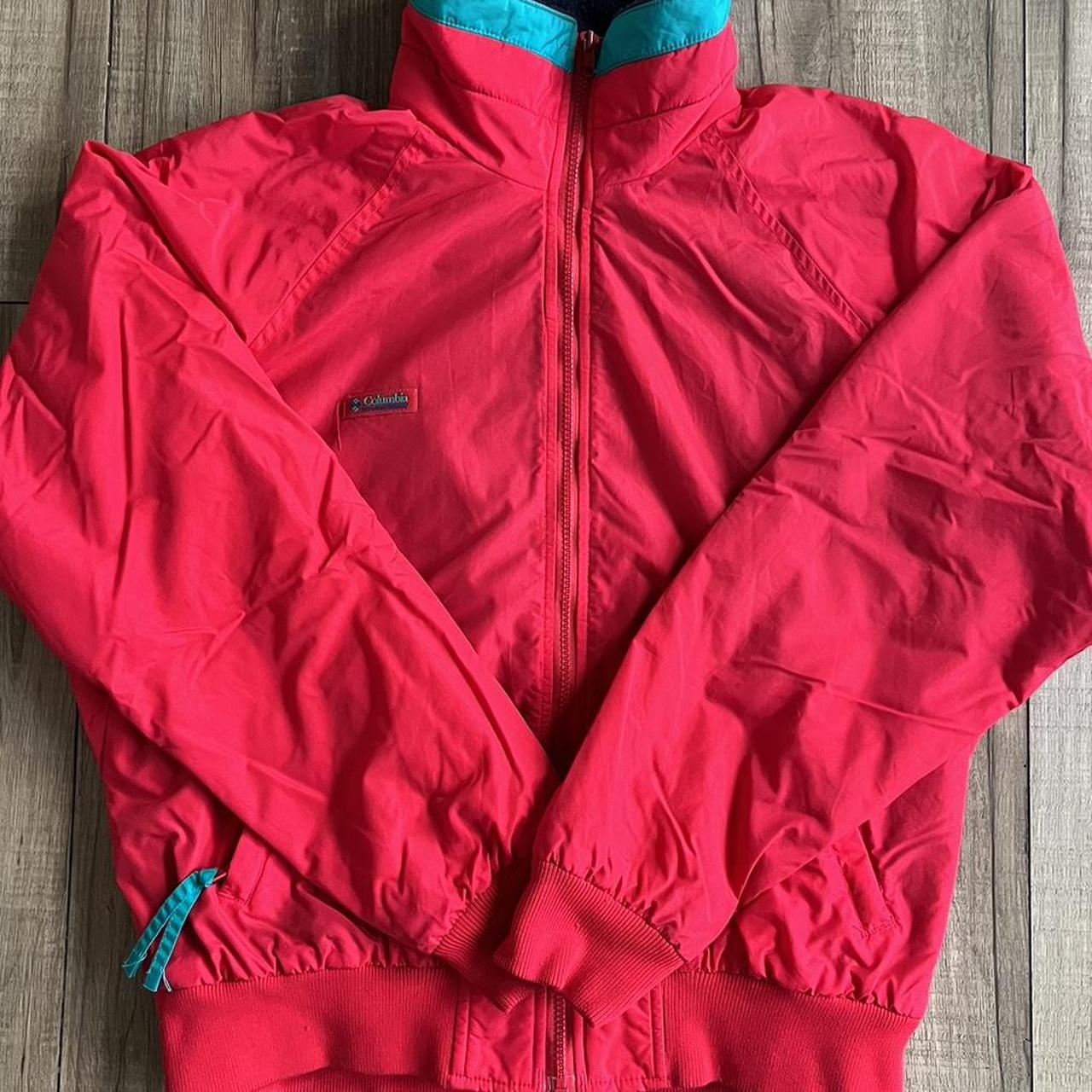 Red Columbia Jacket - Depop