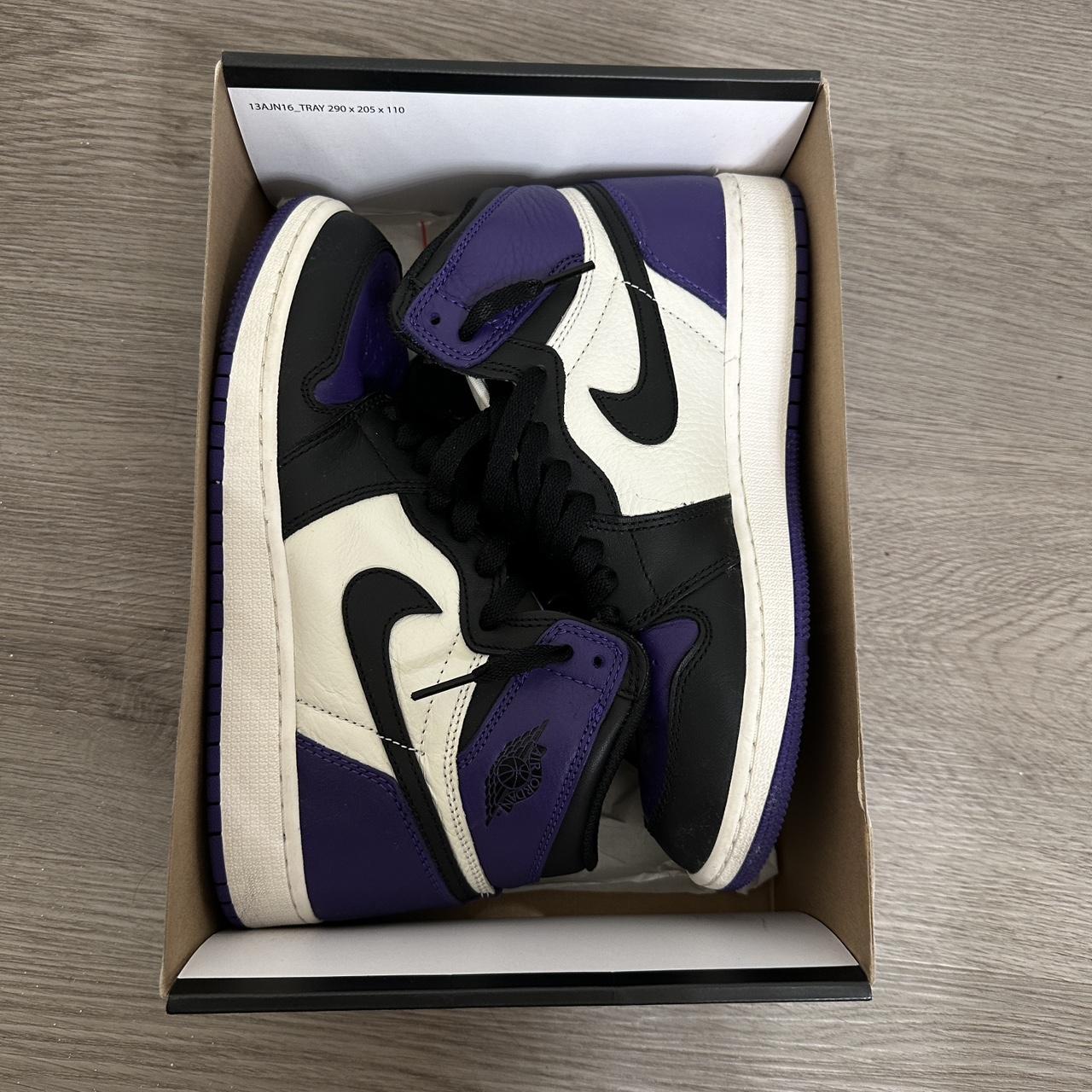 Air Jordan 1 Retro high OG court purple 🛑 men's... - Depop