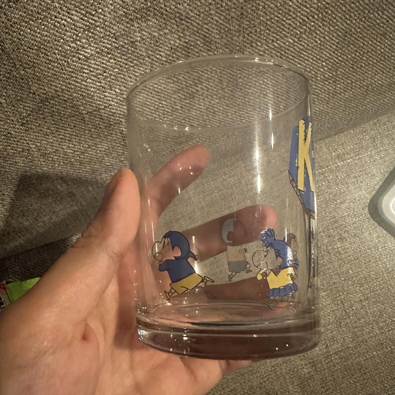 Small crayon shin chan glass - Depop