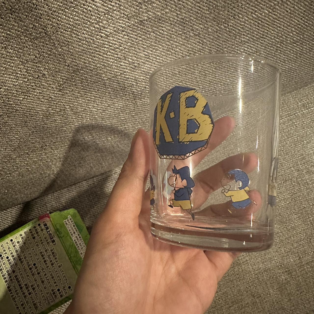 Small crayon shin chan glass - Depop