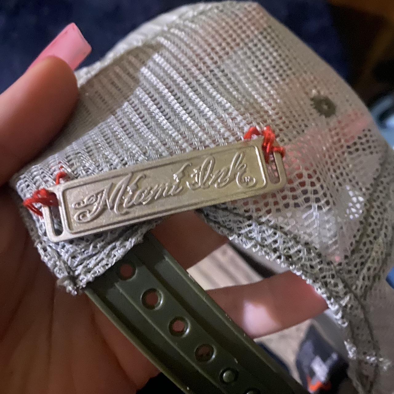 CAMO PRINT MIAMI INK HAT!!💕 25 OBO!! Lightly worn,... - Depop