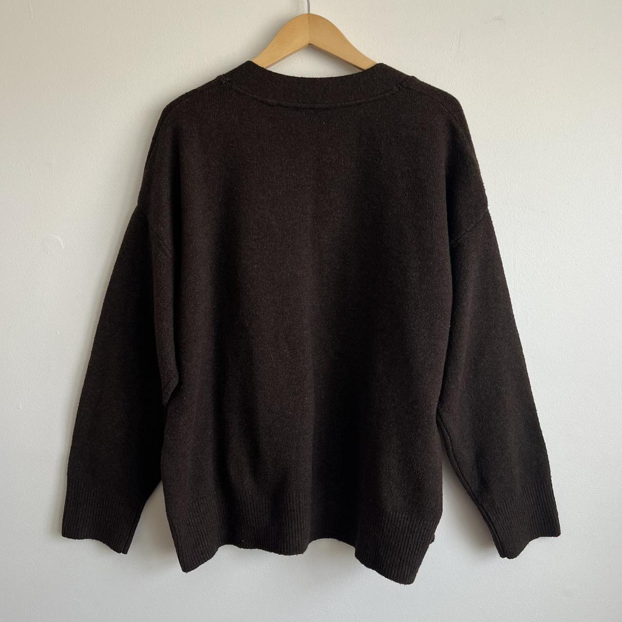 Dynamite Brown Button Cardigan Size XL Color... | Depop