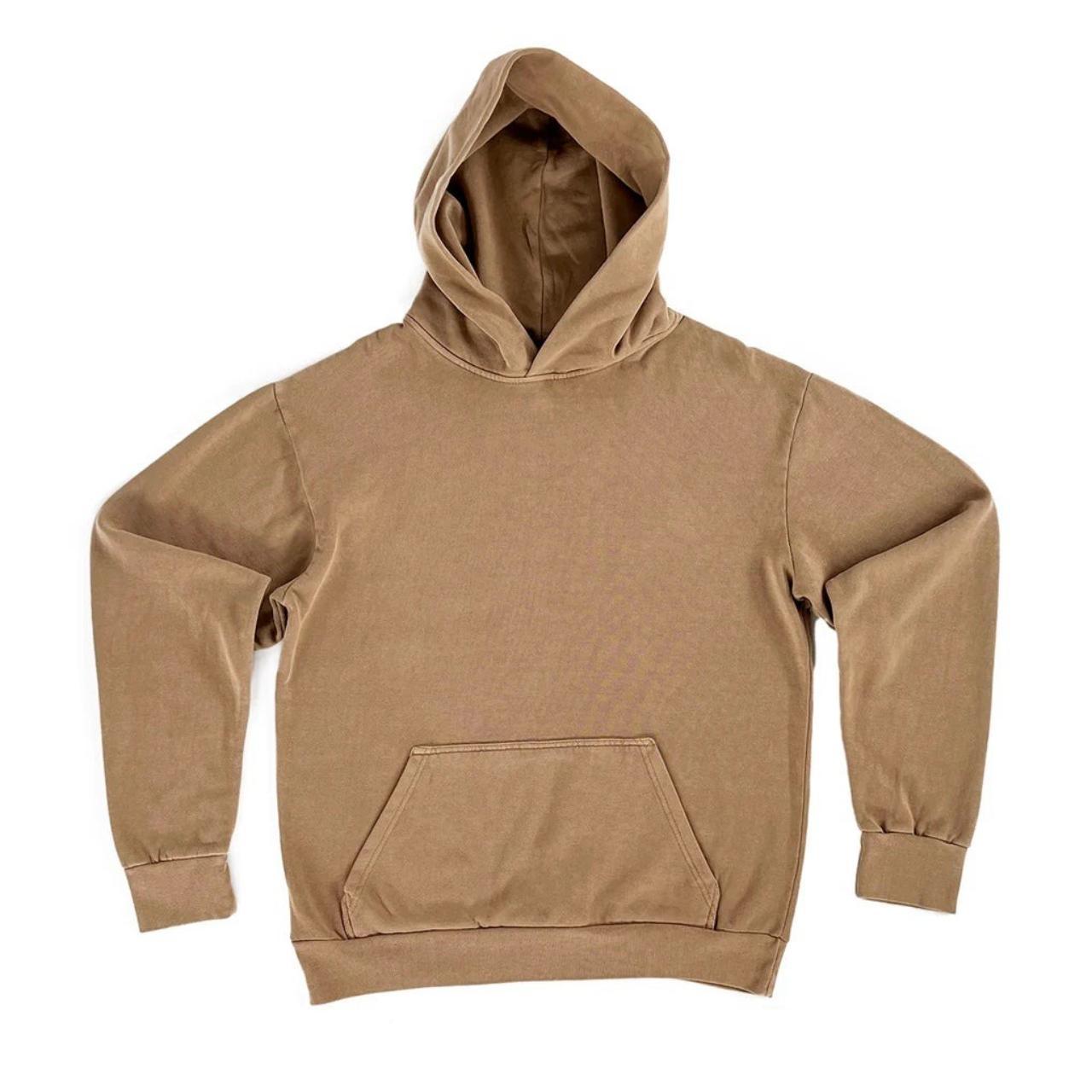 NEW HEAVY WEIGHT VINTAGE SAND HOODIE SIZE... - Depop