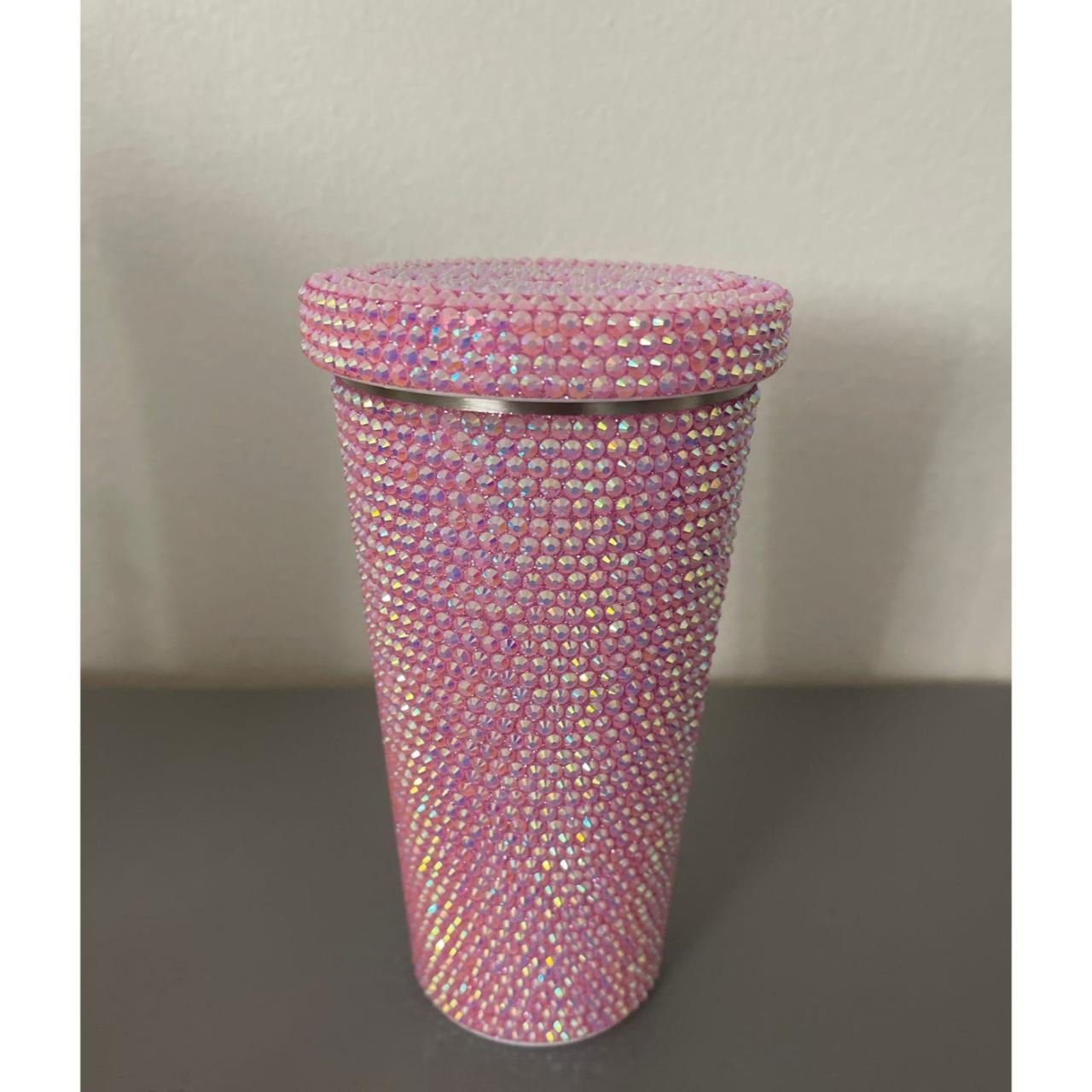 NEW PINK RHINESTONES CUP VALENTINES DAY TUMBLER... - Depop