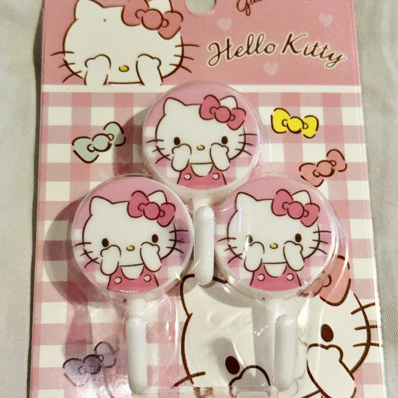 Hello kitty stick-on pegs ‼️High Quality, Certified... - Depop