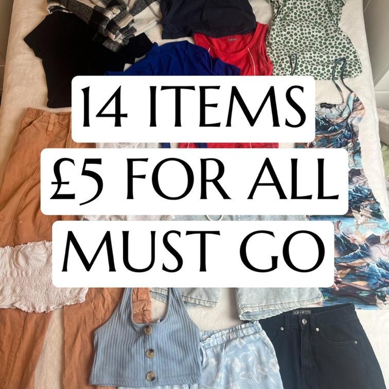 14 items of clothing for £5 (plus a small package... - Depop