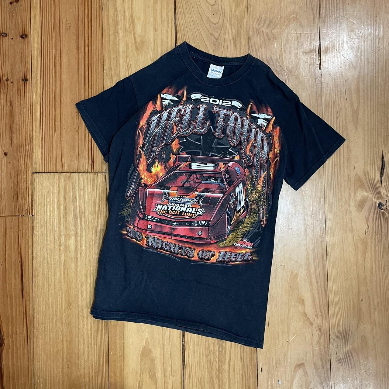 Vintage nascar y2k racing shirt Open to... - Depop