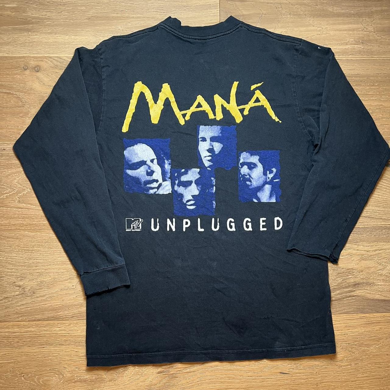 Mana unplugged Tee shirt Vintage Right sleeve cut No... - Depop