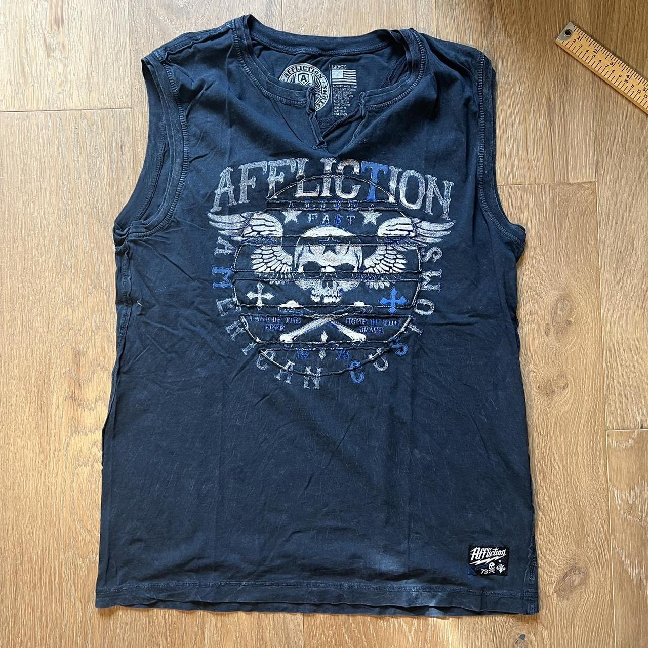 AFFLICTION CUT OFF - Depop