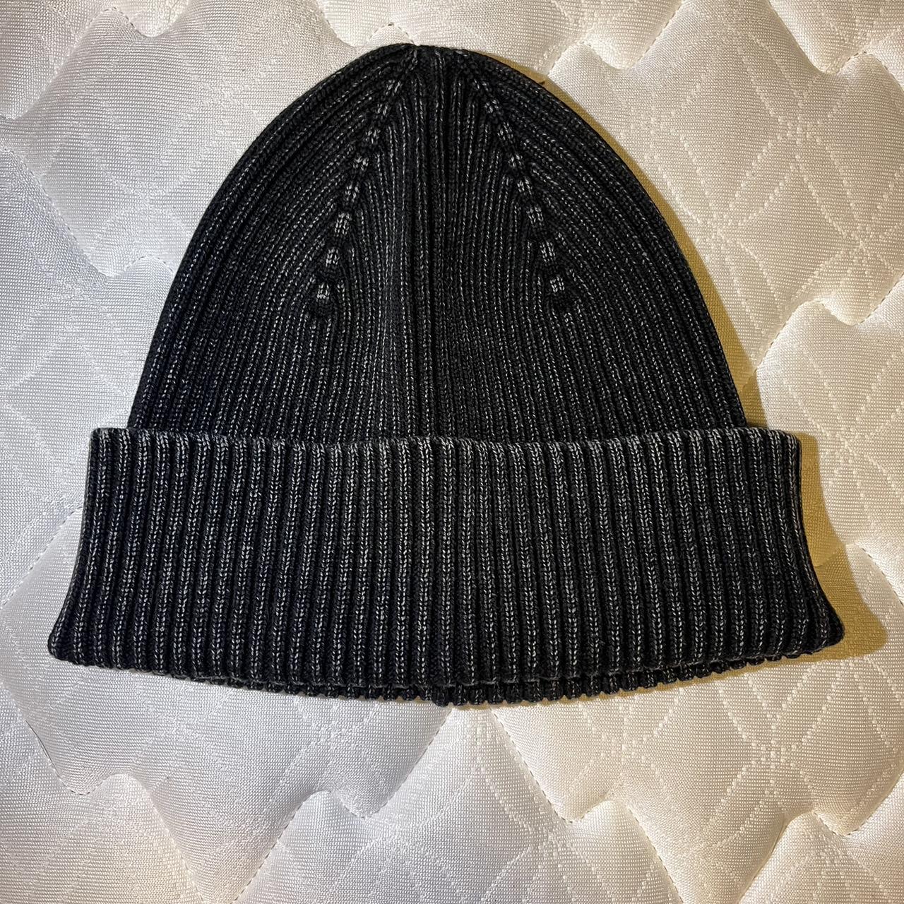 H&M black washed beanie One size - Depop