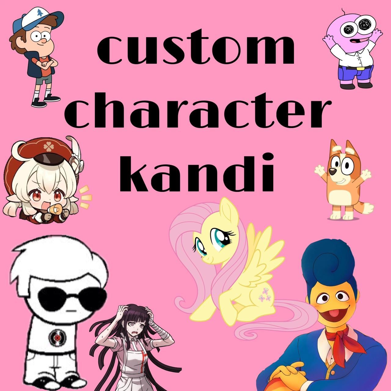 custom character kandi!! colors will be based on... - Depop