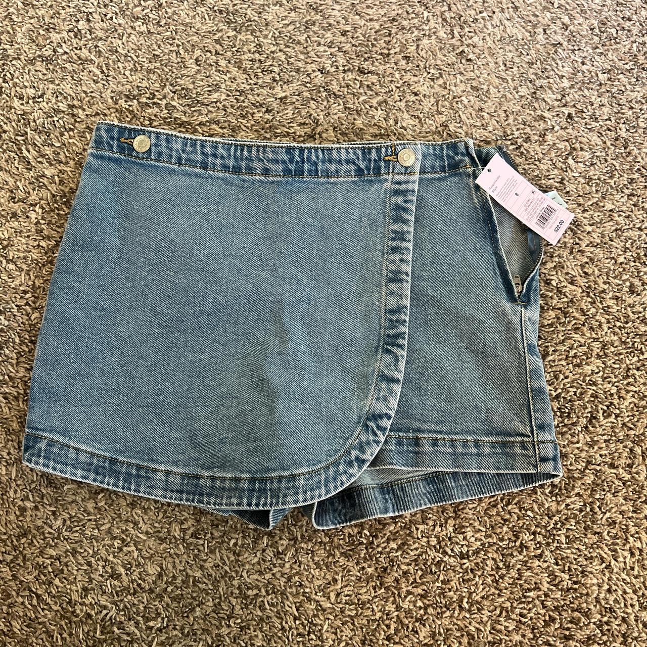 Blue Jean skort! From target. Brand new, never worn - Depop
