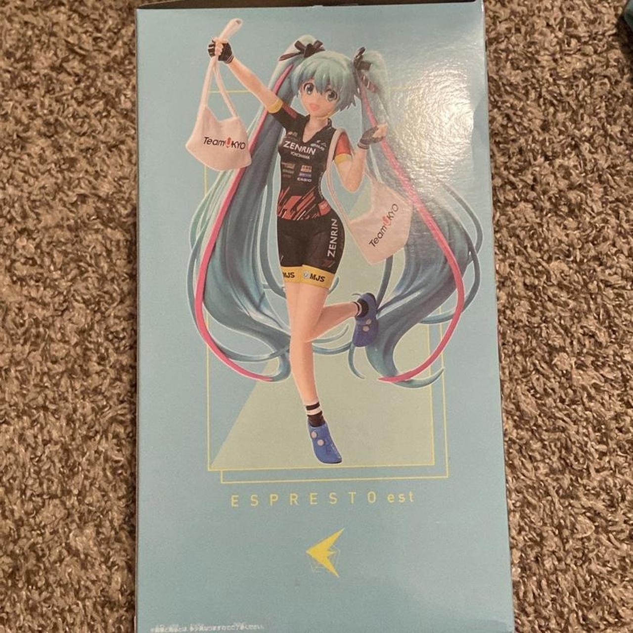 Hatsune miku racing figure banpresto opened figure... - Depop