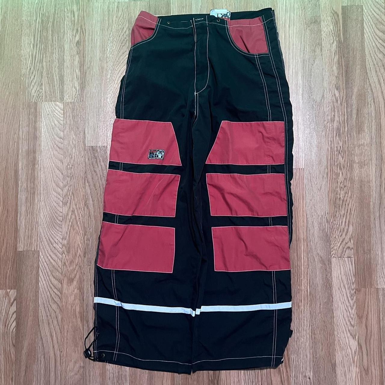 Ghost pants black and red Fit 30 x 30 Nice back... - Depop