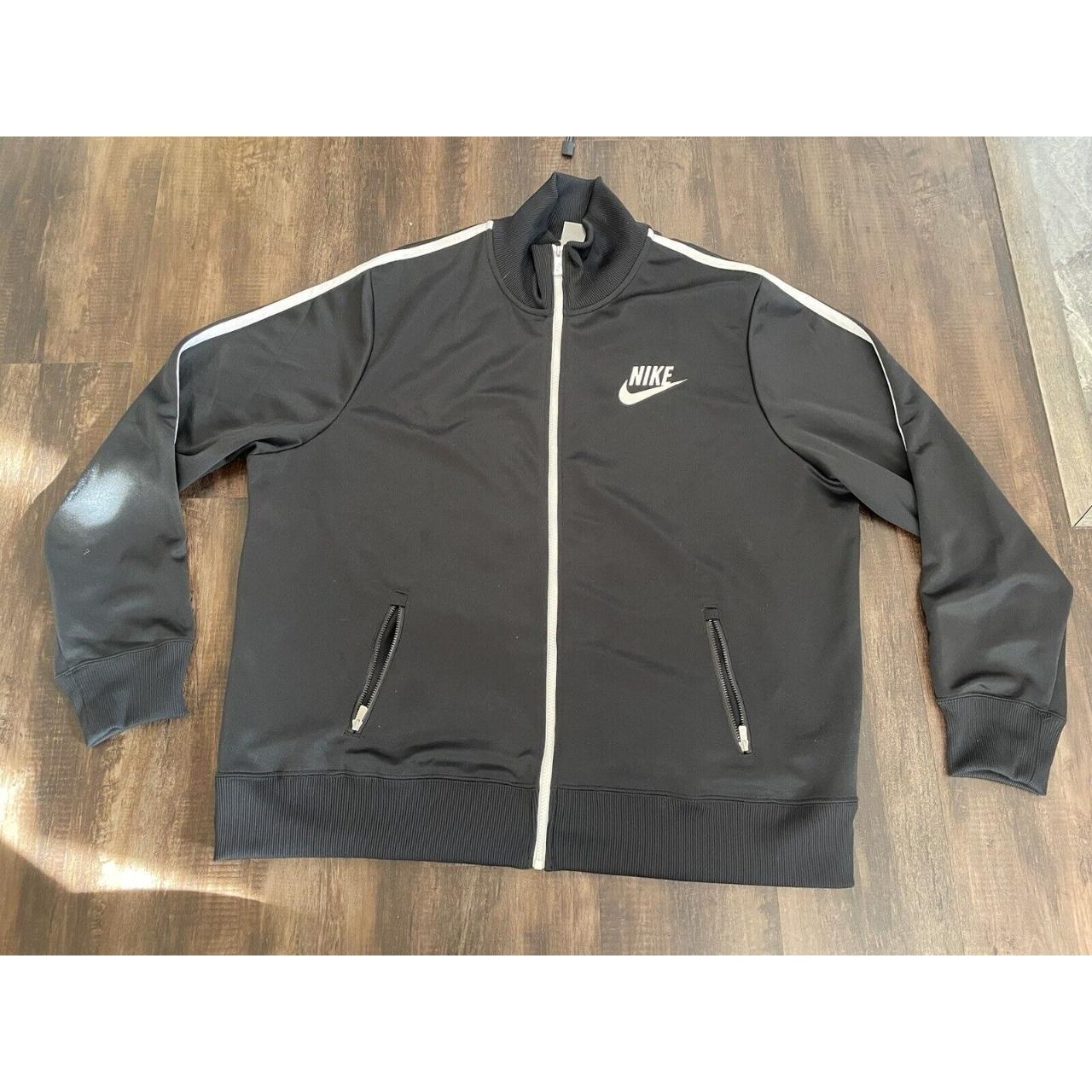 Vintage Gray Nike Tag - NIKE "Swoosh" Zippered 3XL... - Depop