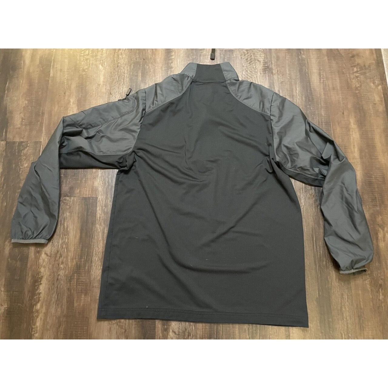 Nike Running Sweater Men Black Solid 1/4 Zip... - Depop