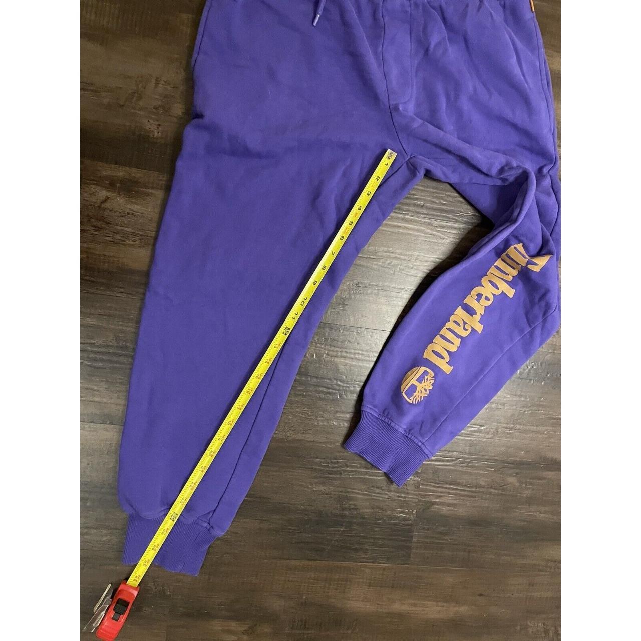 Timberland Men’s Sweat Pants Size Large Purple Good... - Depop