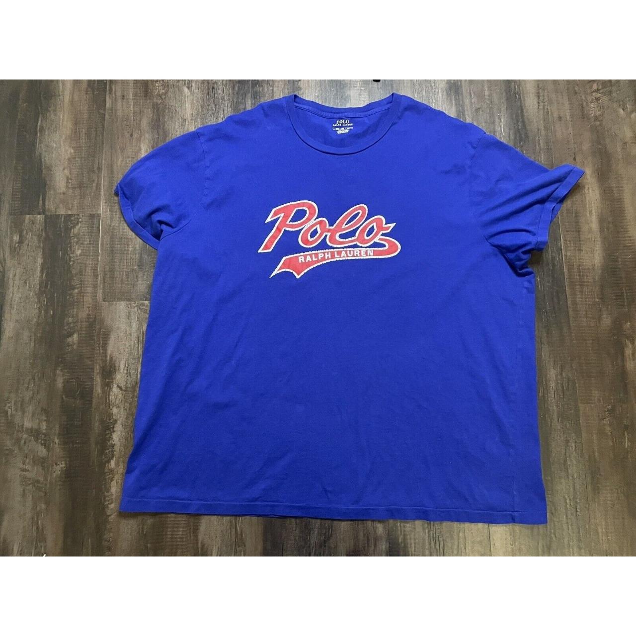 Polo Ralph Lauren Script shirt 3XB Navy blue Men’s... - Depop