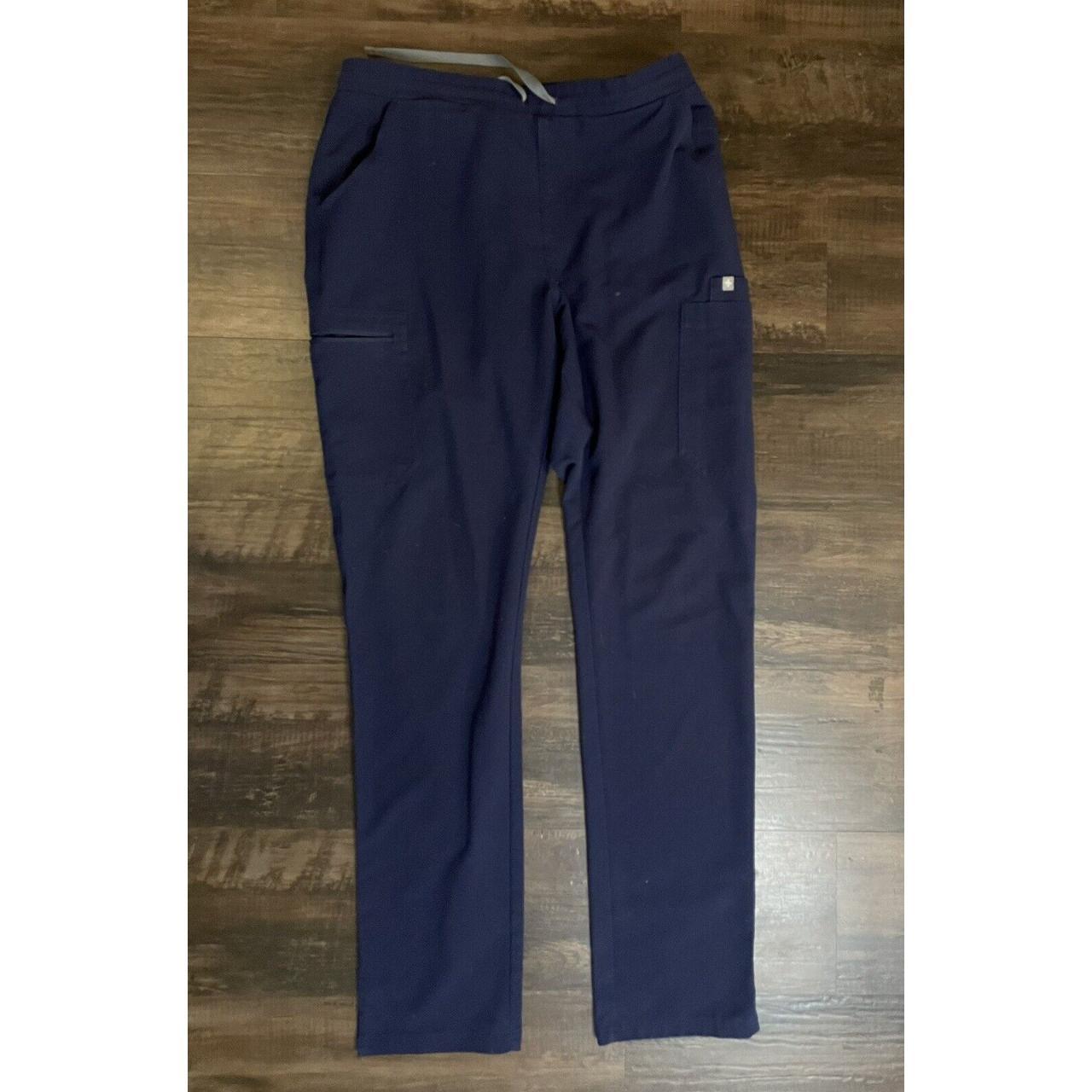 FIGS Women’s Technical Collection Scrub Pants Blue... - Depop