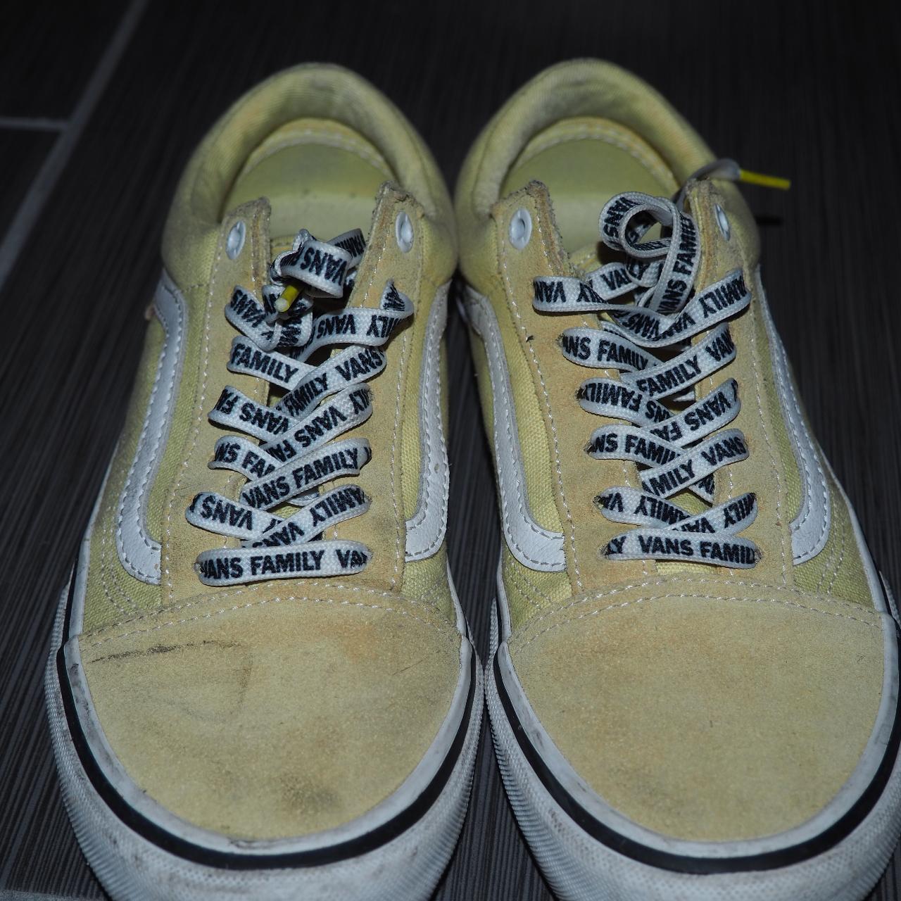 Vans pro skate yellow shoes- with exclusive vans... - Depop