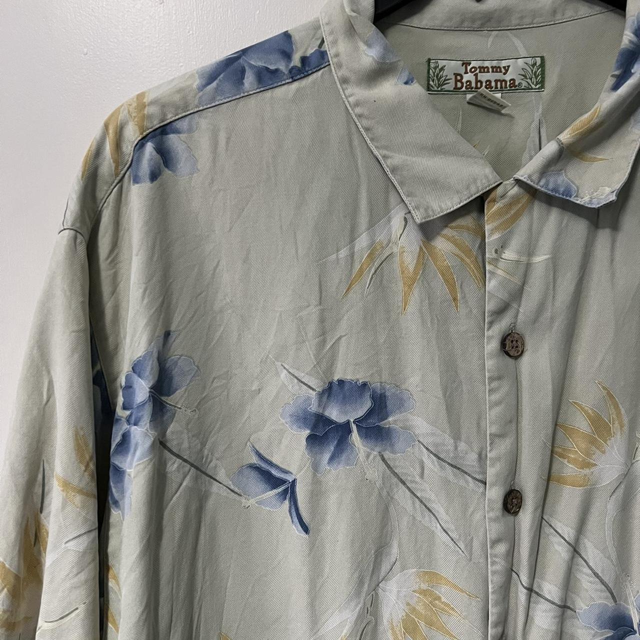 Vintage Tommy Bahama short sleeve silk Hawaiian... - Depop
