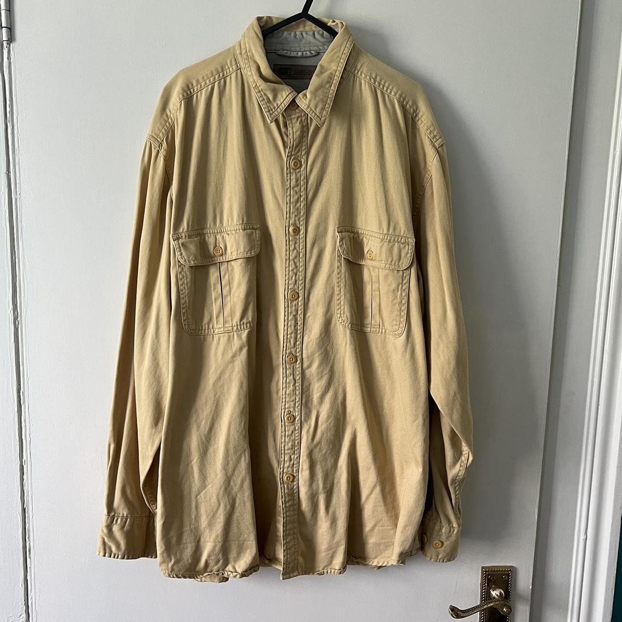Lovely vintage pastel yellow shirt in size L.... - Depop