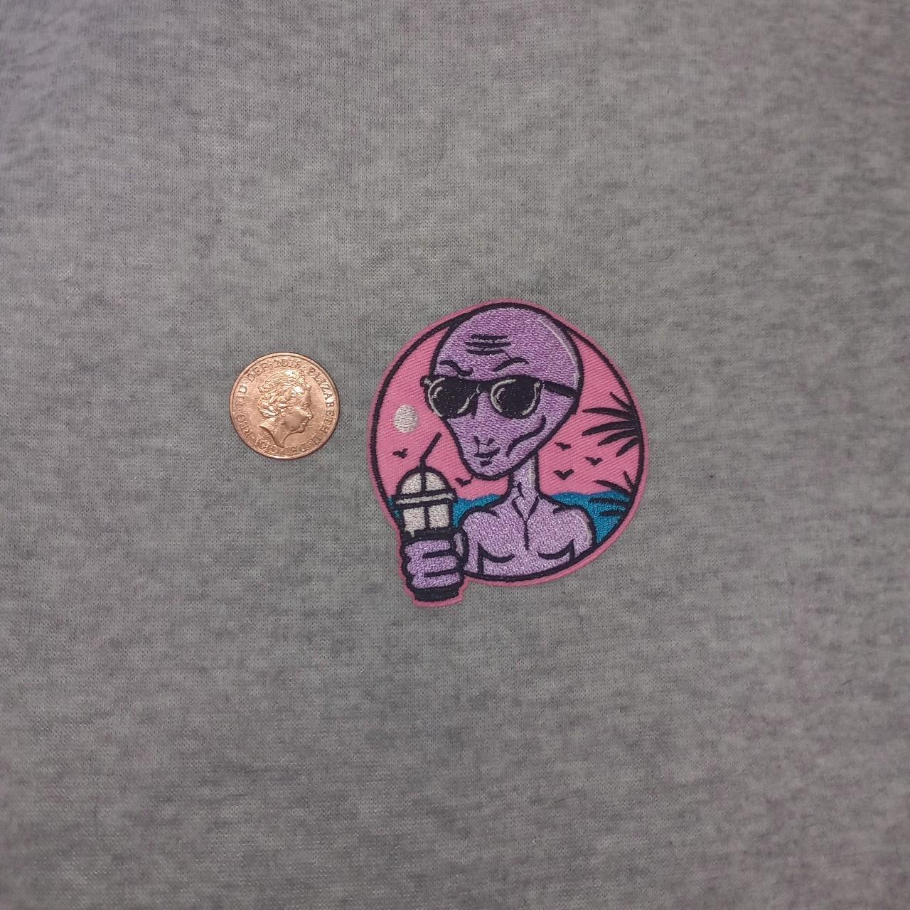 Alien iron on patch. Can be ironed on or sewn on.... - Depop