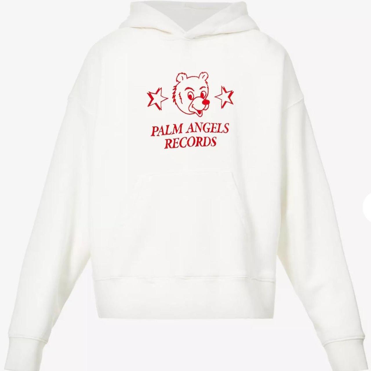 Palm angles white hoodie. Palm angles records.... - Depop
