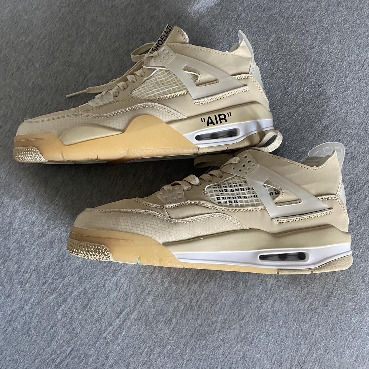 OFF WHITE jordan 4s - Depop