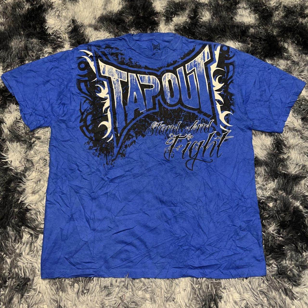 Rare tapout shirt with front and back design Size... - Depop