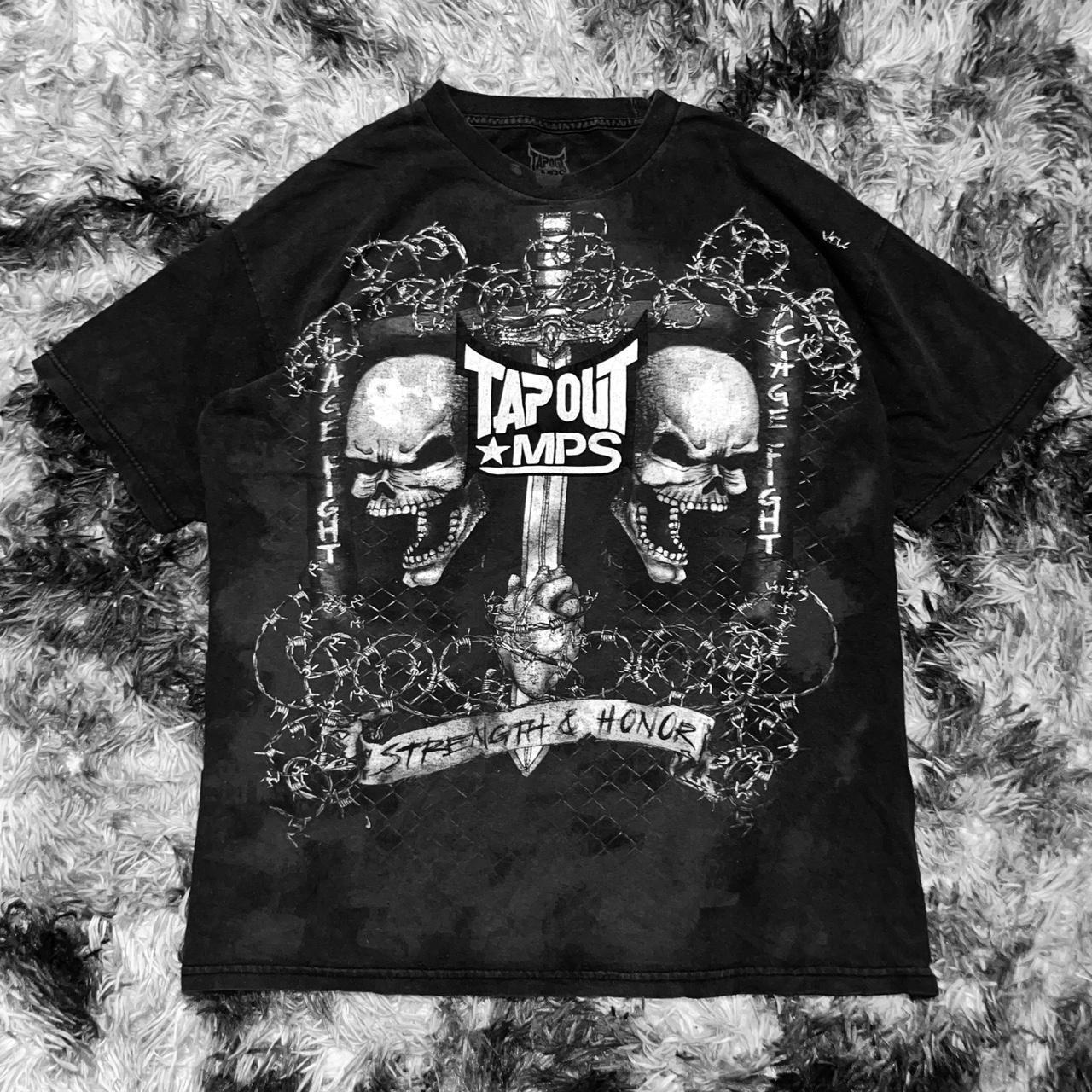 Super rare tapout MPS front design w skulls and... - Depop