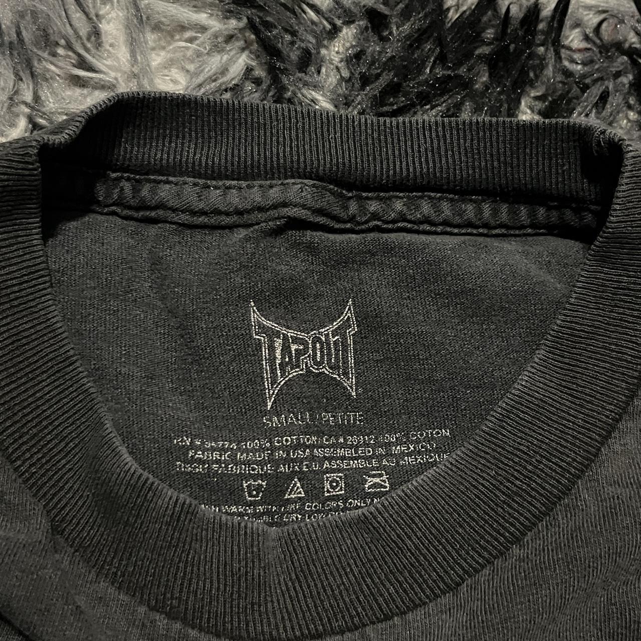 Tapout front design Shirt has normal signs of wash... - Depop