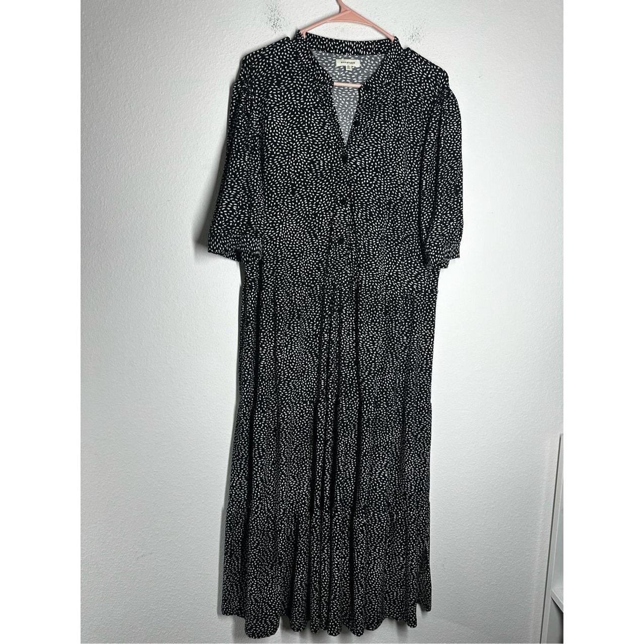 Max studio tiered maxi dress plus size - Depop